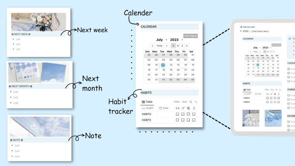 Dynamic Weekly Planner