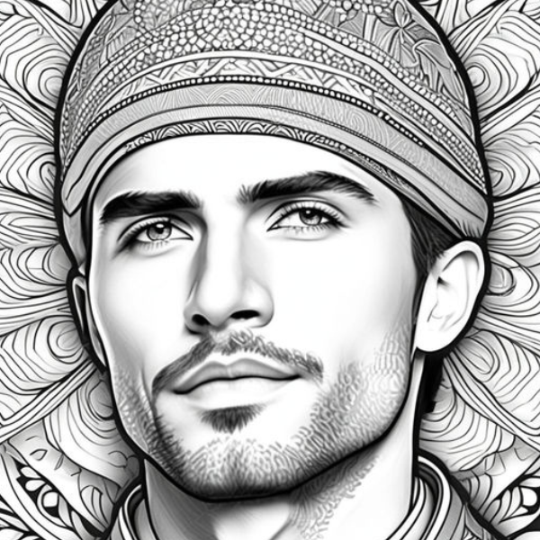 Men Coloring page,