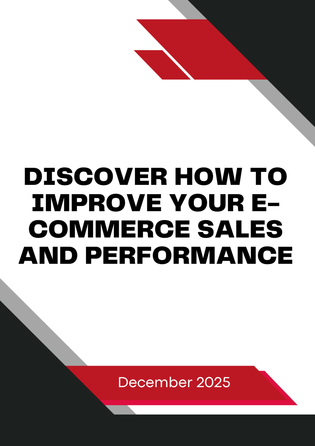 How to Improve your e-commerce sales and performance