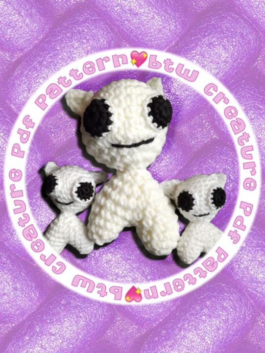 Crochet Pattern BTW Creature Amigurumi (DIGITAL DOWNLOAD)