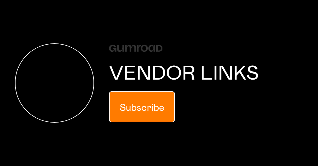 VENDOR LINKS
