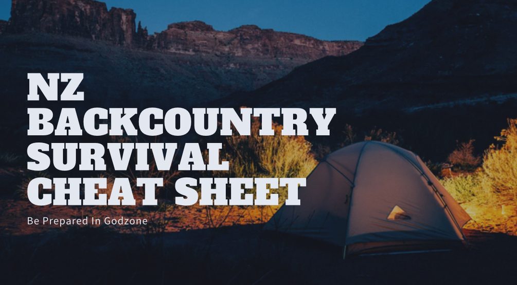 NZ Backcountry Survival Cheat Sheet