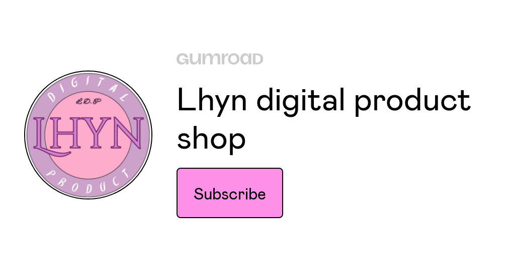 Lhyn digital product shop