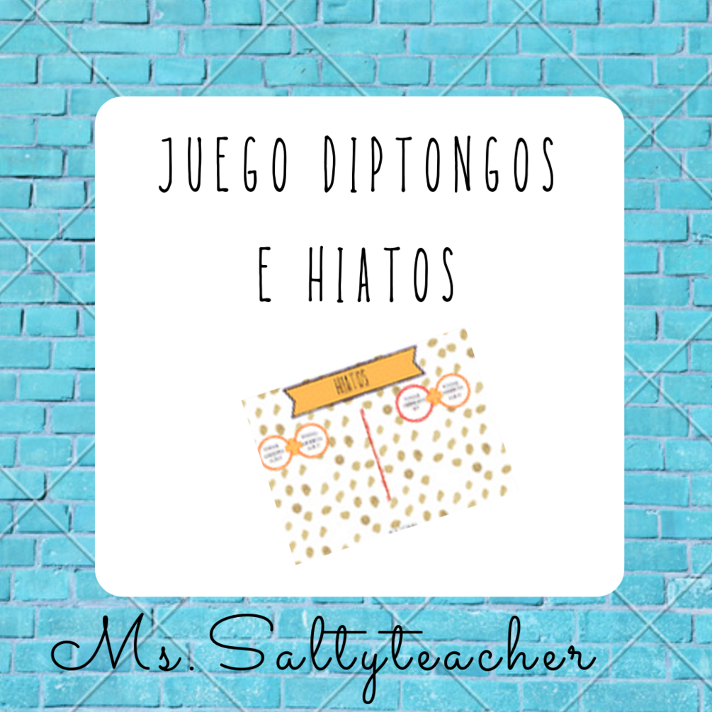 JUEGO DIPTONGOS E HIATOS
