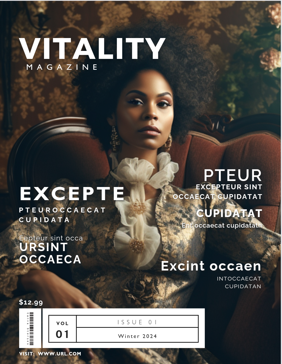 Canva Magazine Multi-page Template - Vitality