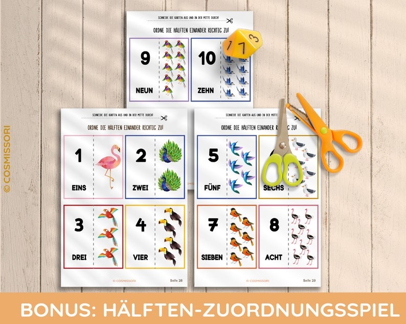 Workbook for counting and learning to read and recognize numbers ...