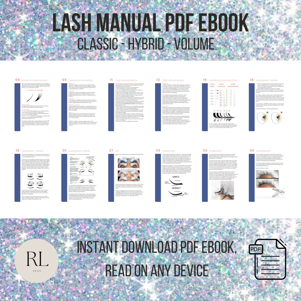 Lash Extension Course Manual & Certification