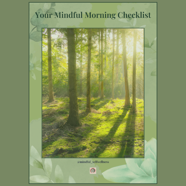 Mindful Morning Checklist