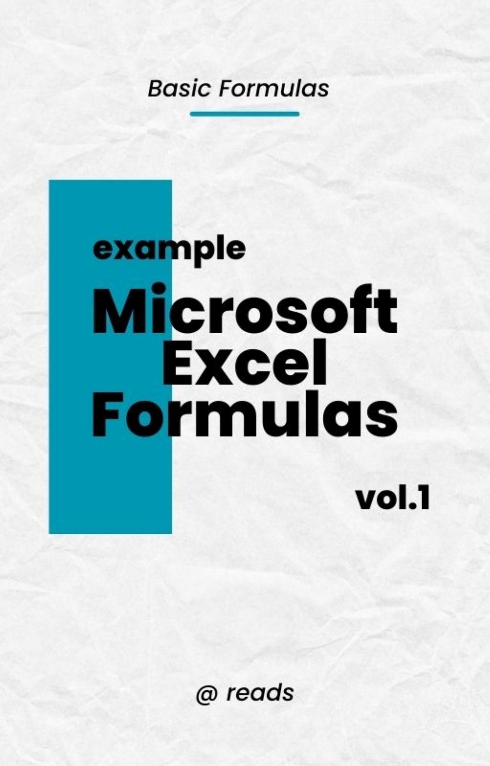 Basic MS Excel Formulas