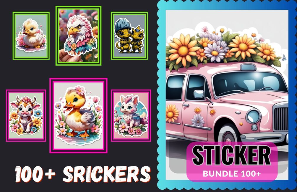 Sticker Wonderland: Unwrap the {100+ Stickers Bundle} of Delightful ...