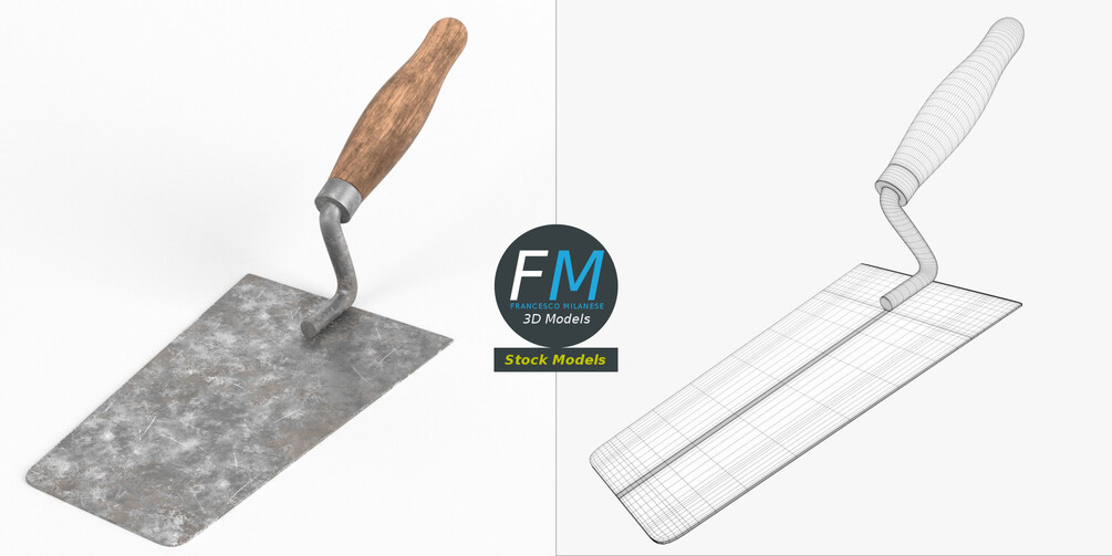 3D MODEL - Trowel
