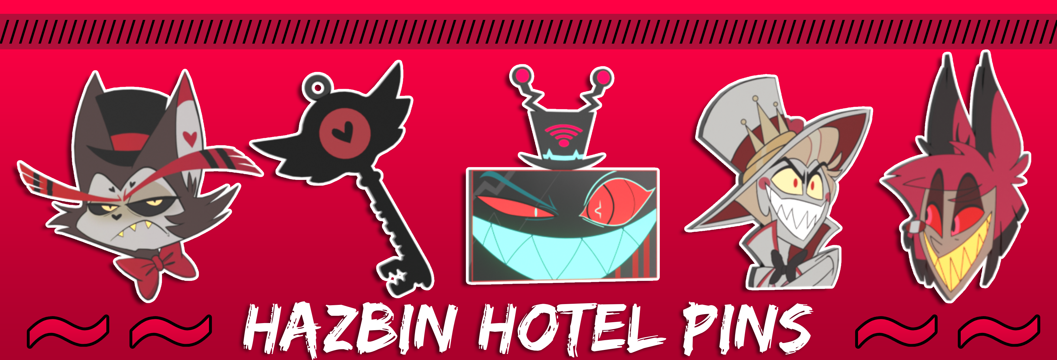 Hazbin Hotel Pins [VRChat/SDK3]