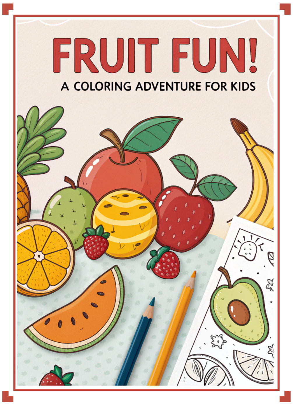 Fruit Fun! – A Coloring Adventure for Kids