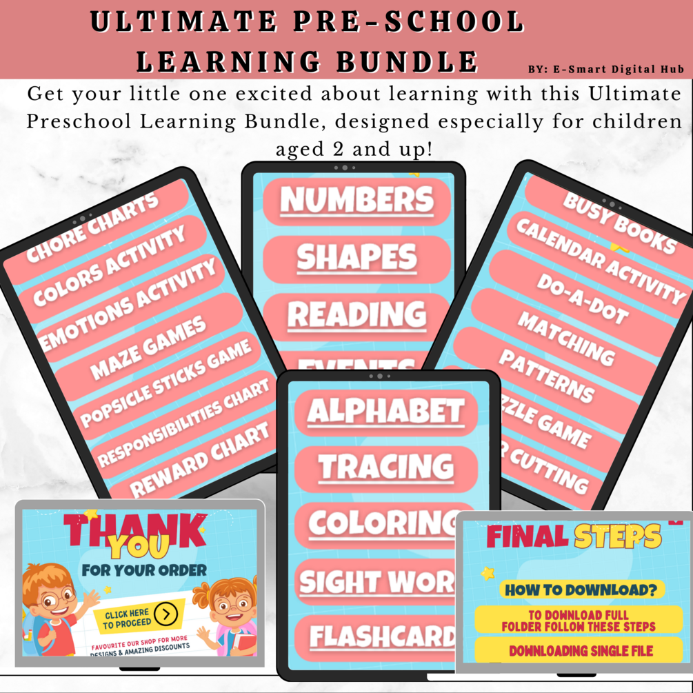 Ultimate Pre-school Learning Bundle