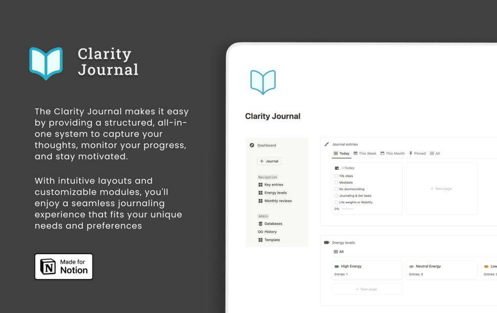 Clarity Journal OS