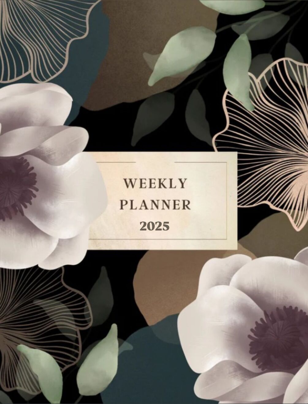 2025 Weekly Planner | 52 week Planner