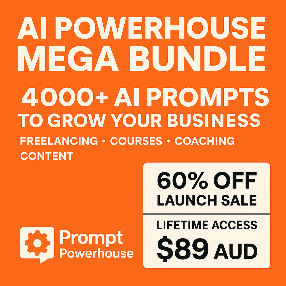 1000+ High-Converting AI Prompts Mega Bundle | ChatGPT, Midjourney ...