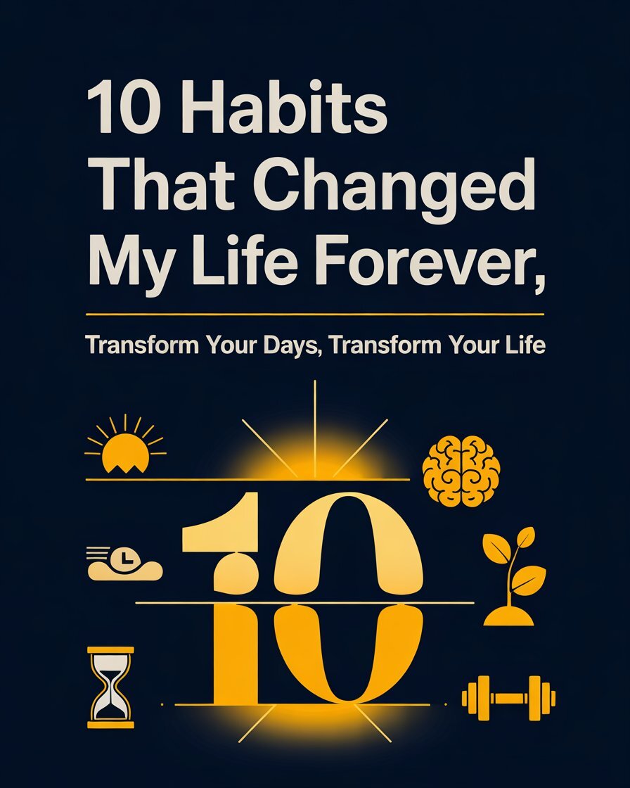 10 Habits that changed my life