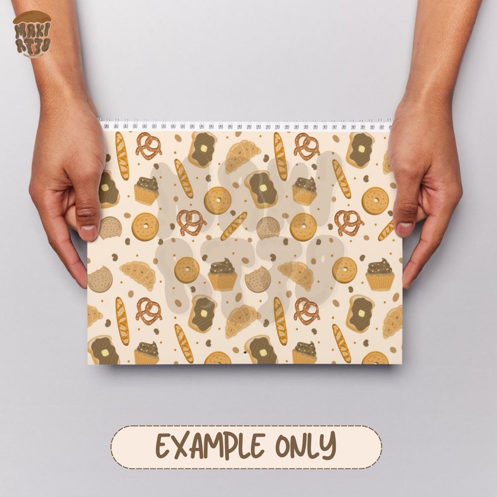 Toasty Pastry Seamless Pattern by Makiatto