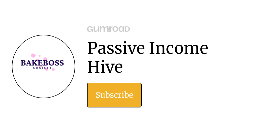 Passive Income Hive