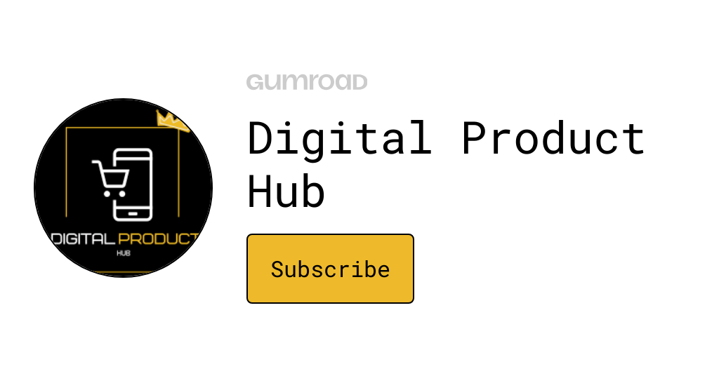 Digital Product Hub