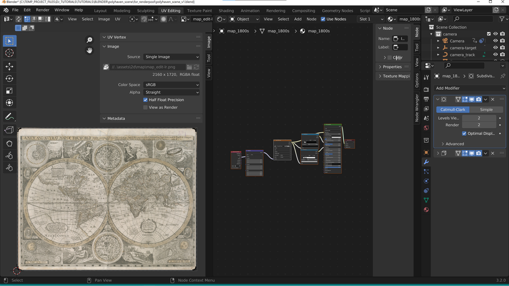 Blender Map Animation Project