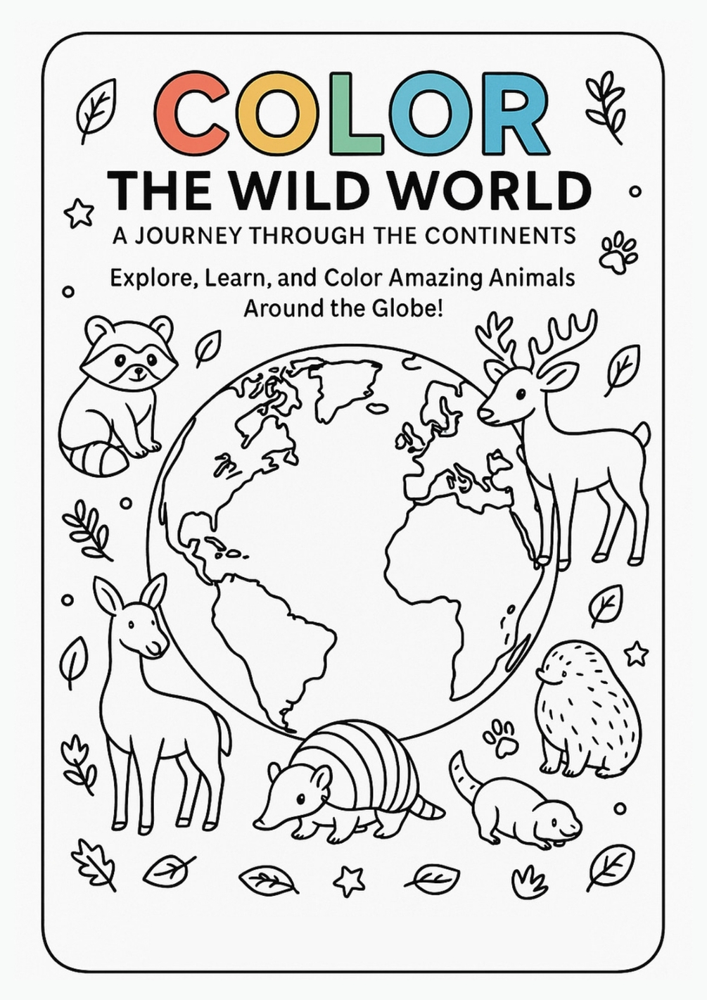 Color the Wild World – Coloring Book for Kids (PDF)