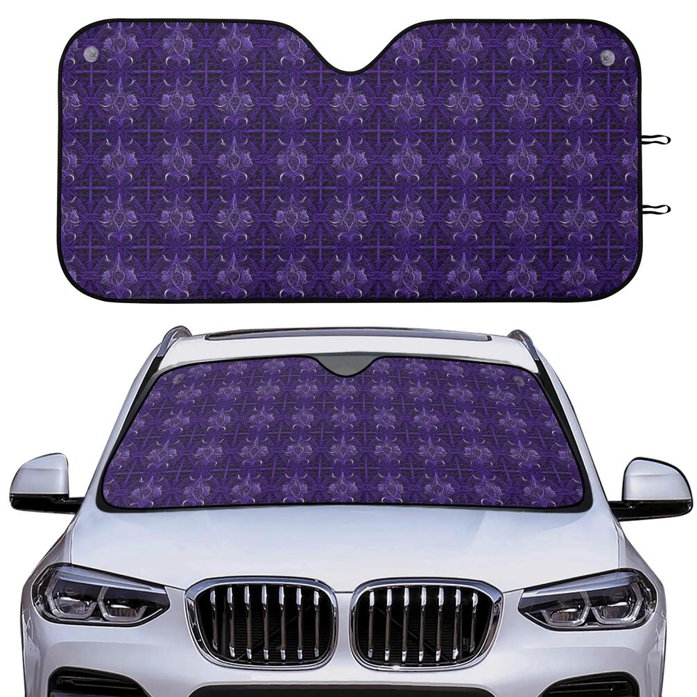Gothic Car Windshield Sunshade P-3 - Stylish and Effective Interior ...