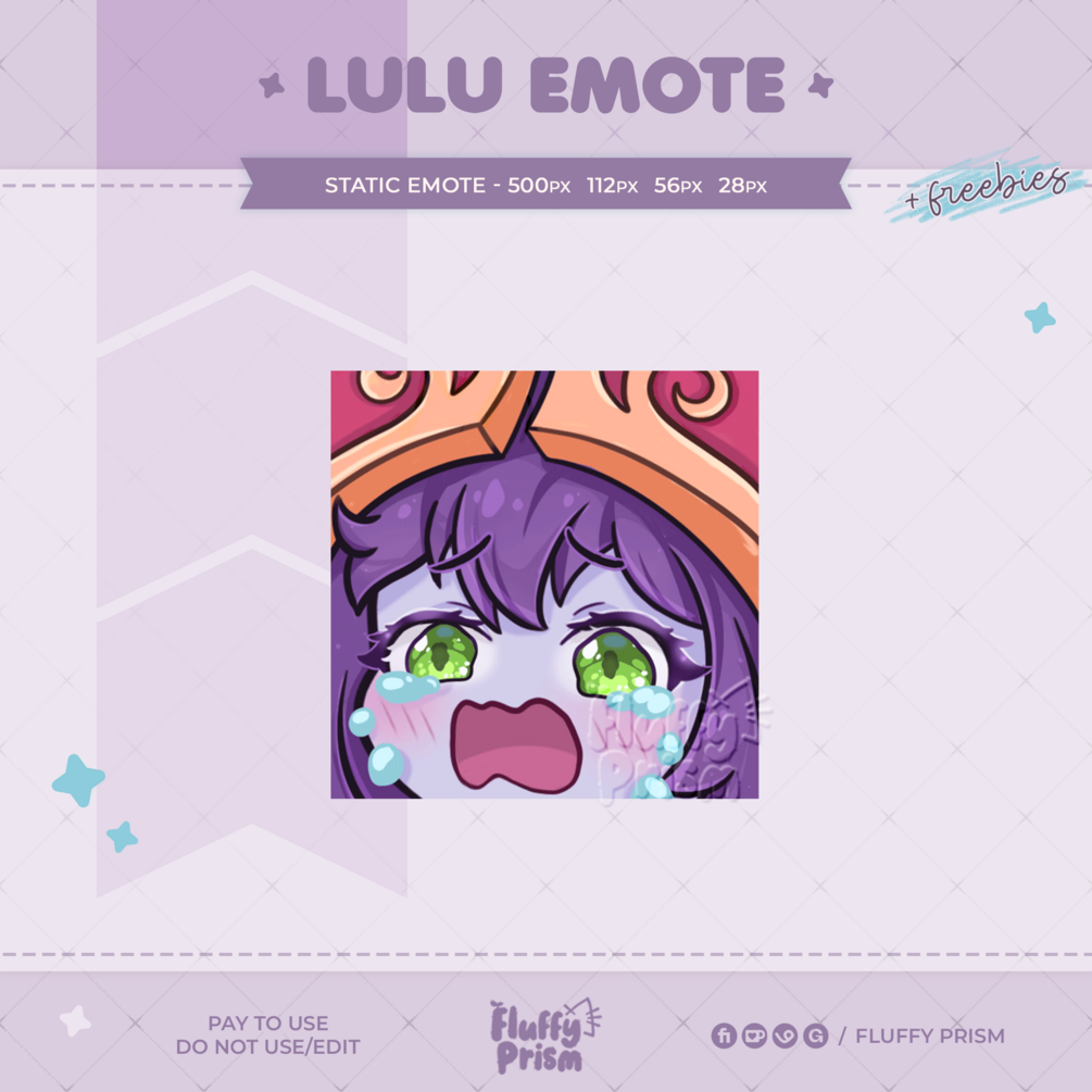 🌷 Lulu Emote | cry