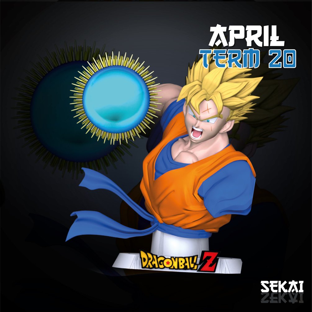 Gohan from the Future Bust - Sekai 3D Models - Tested and Ready for 3D ...