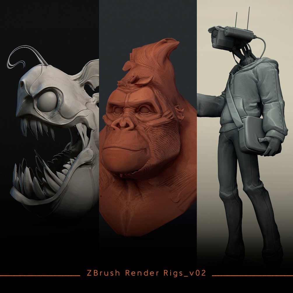 ZBrush Render Rigs_v02