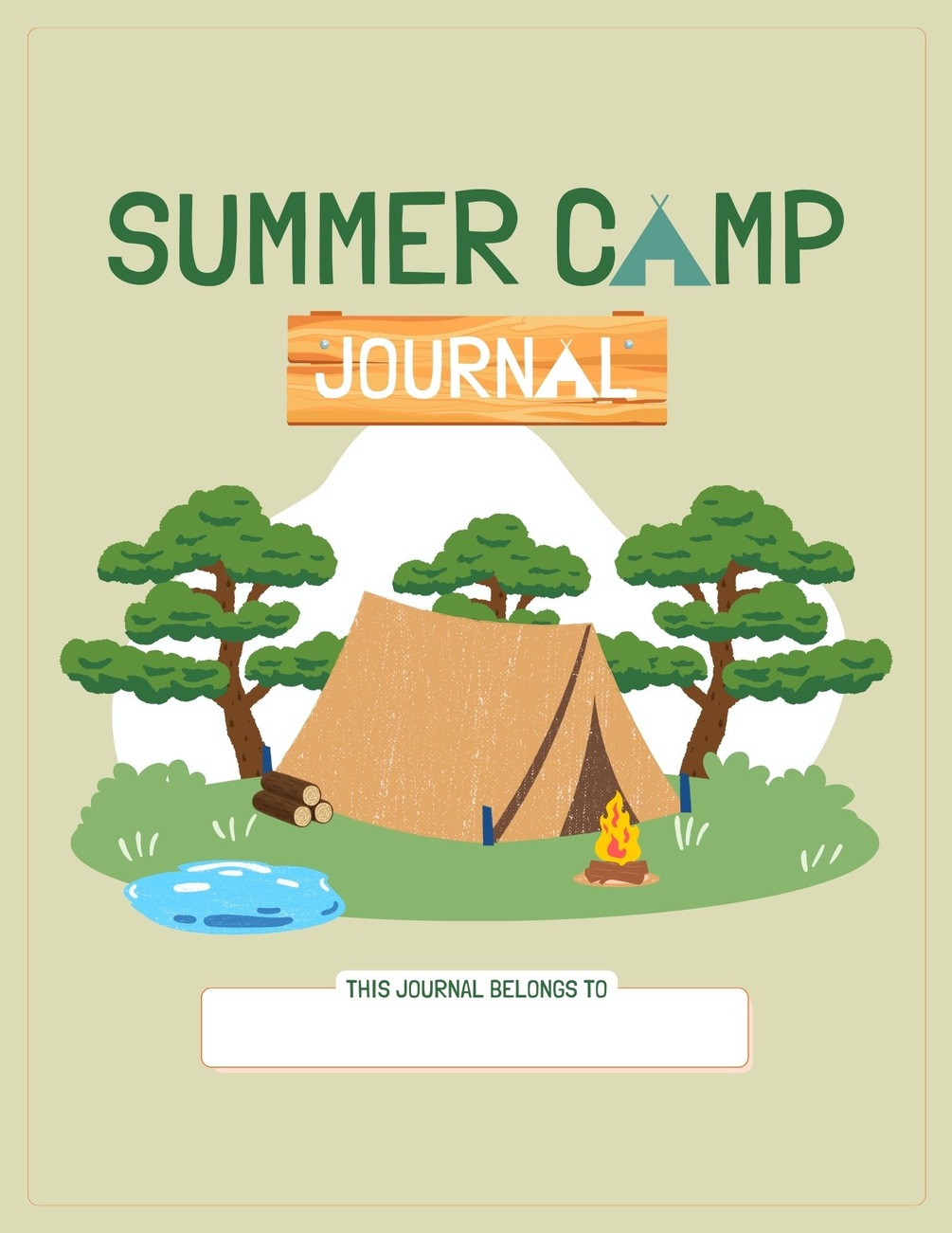 Kids Summer Camp Journal