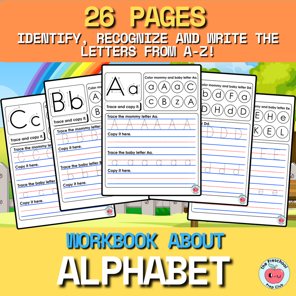 PRESCHOOL WORKBOOK - ALPHABET