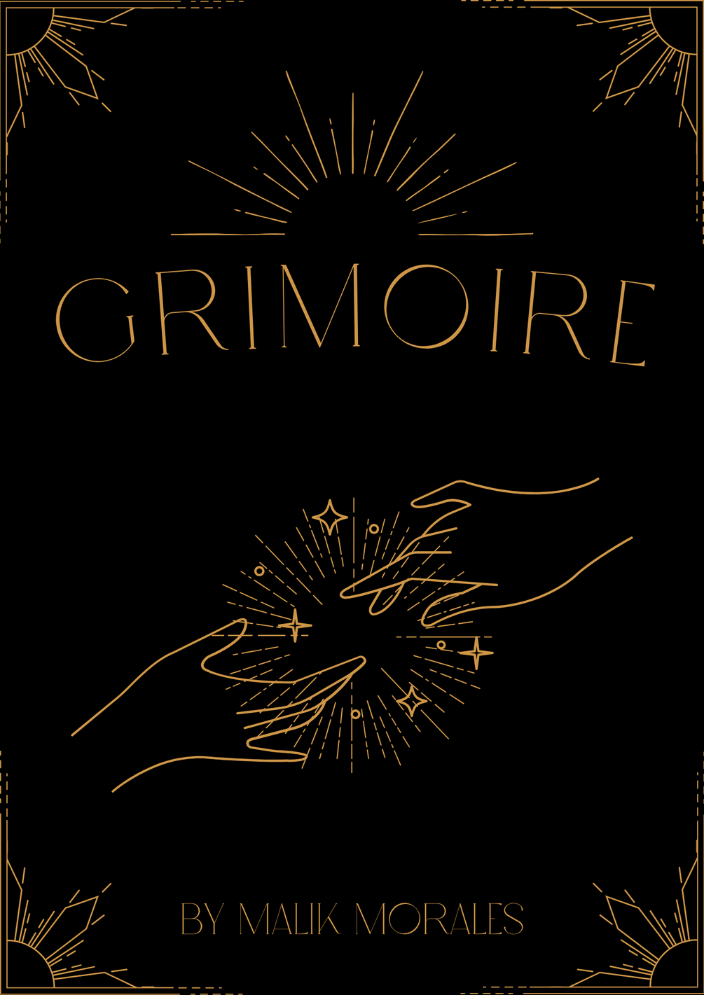 Customizable Grimoire Cover Template