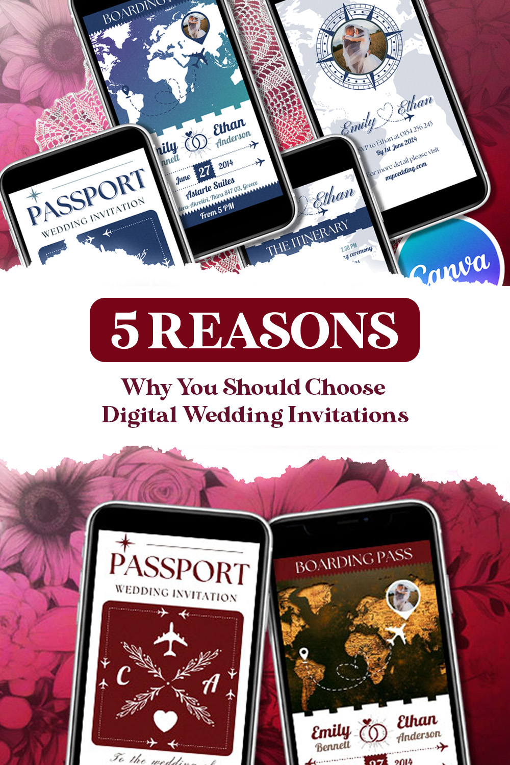 5 Reason Why You Should Choose Digital Wedding Invitations - Digital Aura Design