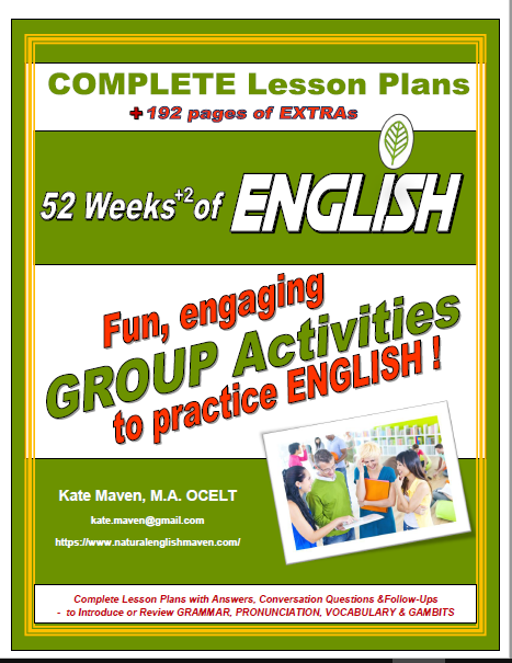 52 Weeks of ESL Group Activities Book