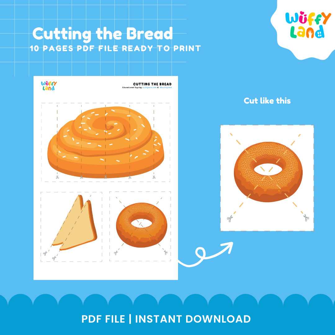 Cutting the Bread – Fun Printable Activity for Kids!
