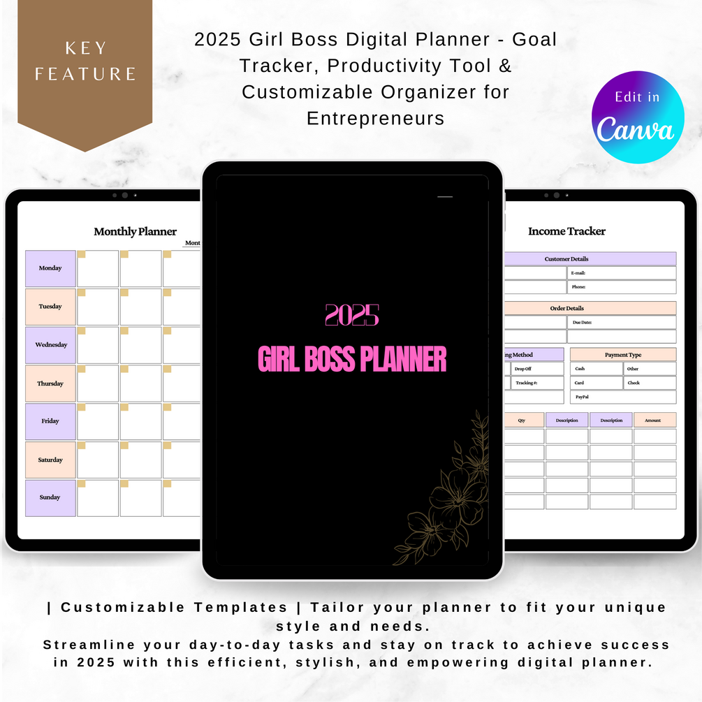 2025 Girl Boss Planner