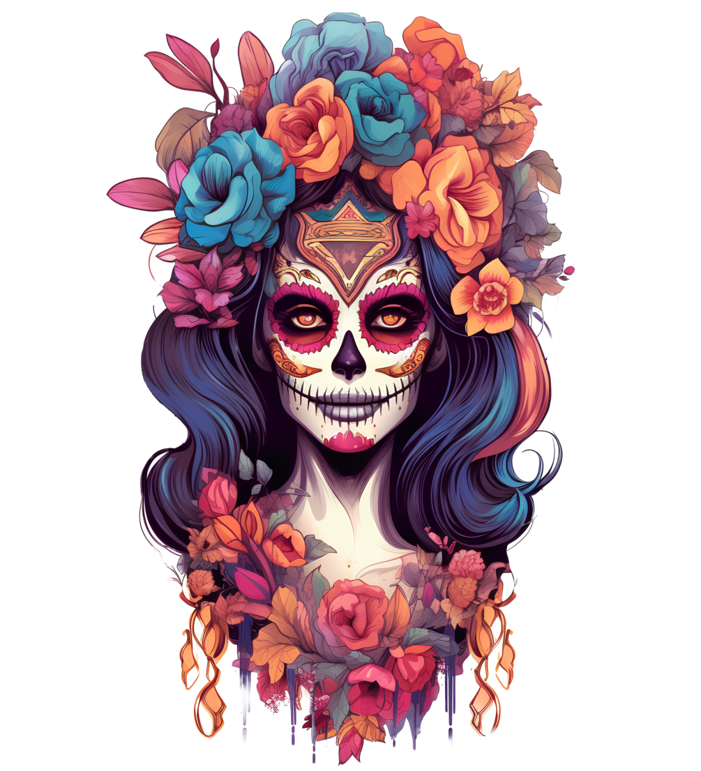 Catrina Color, Art, and Tribute in the Day of the Dead Image
