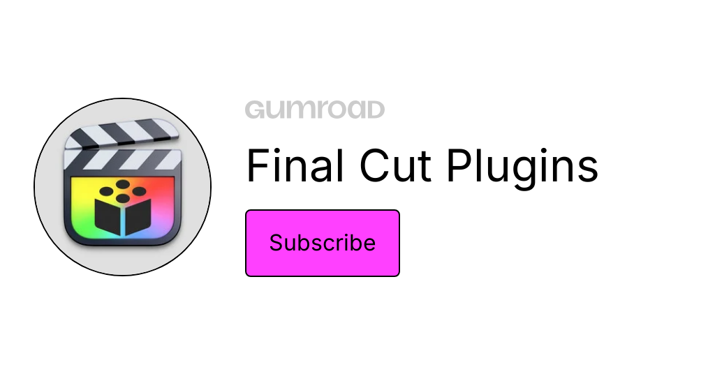 Final Cut Plugins