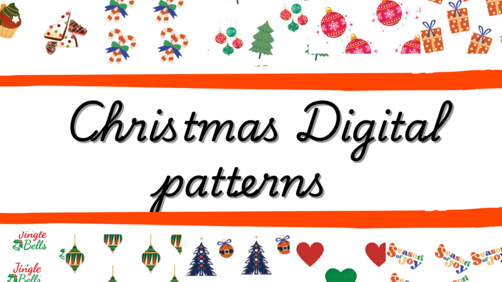 Christmas seamless Digital Patterns