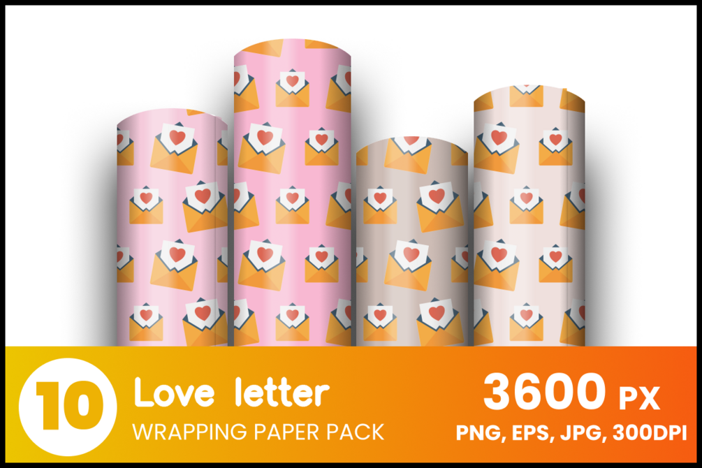 Love letter 10 Wrapping Paper