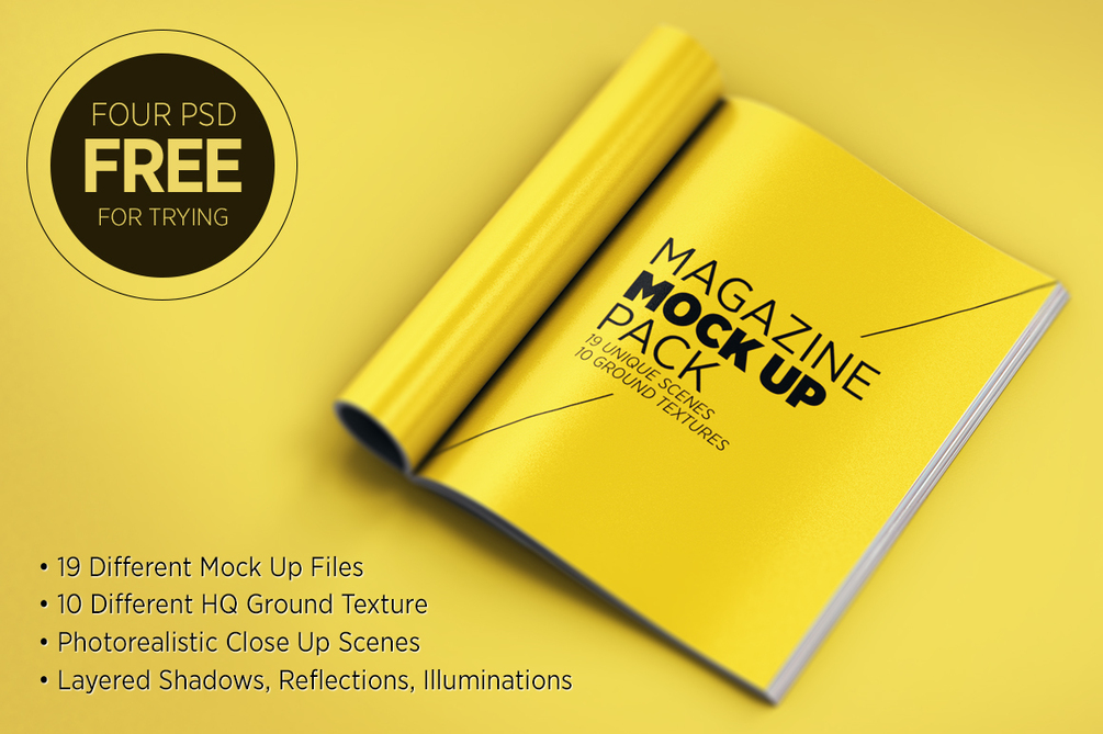 Magazine Mock Up Pack