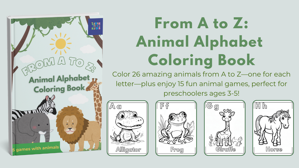 From A to Z: Animal Alphabet Coloring Book