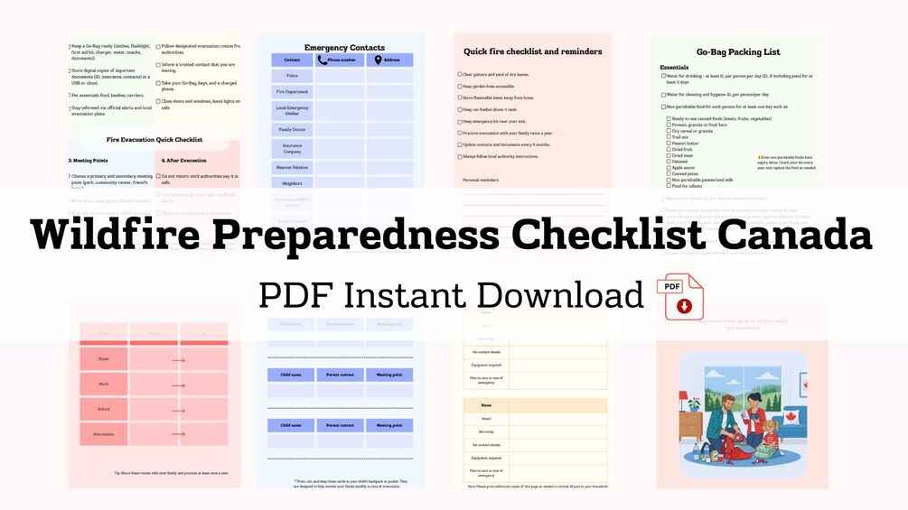 Wildfire Preparedness Checklist - Canada