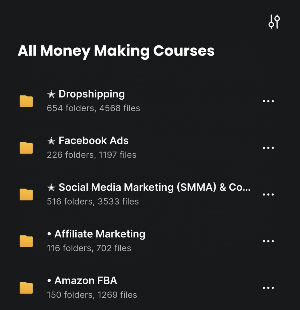 Money Mastery - GET ALL THE PREMIUM MONEY MAKING COURSES NOW💲 ...