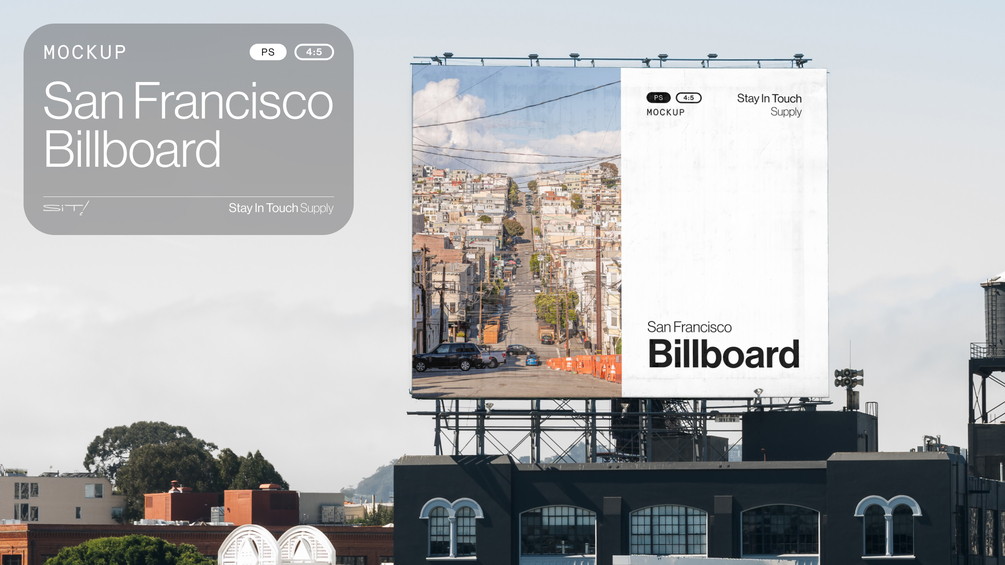 San Francisco Billboard / PSD Mockup 5