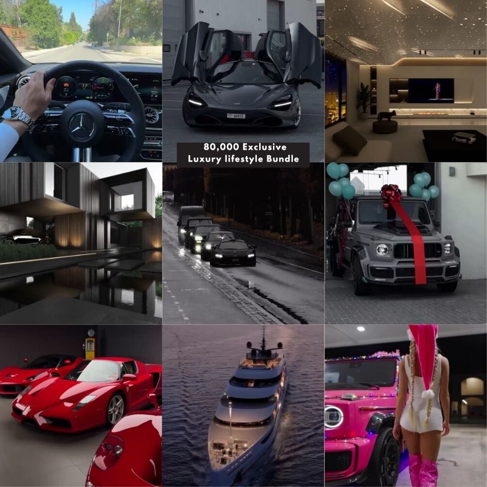80,000 Exclusive Luxury Lifestyle Clips