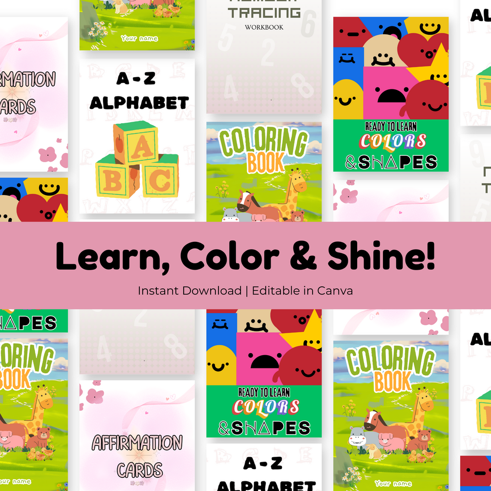 Learn, Color & Shine!