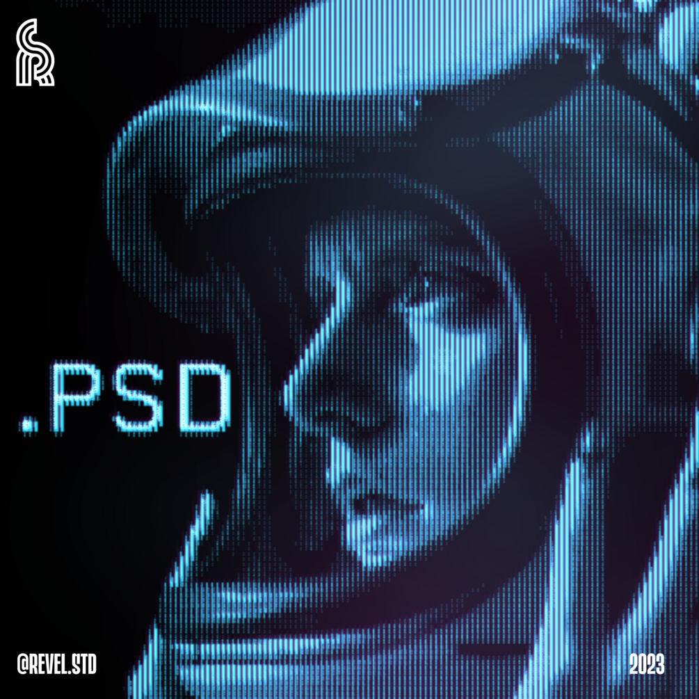 .PSD, archivo editable analog monitor effects